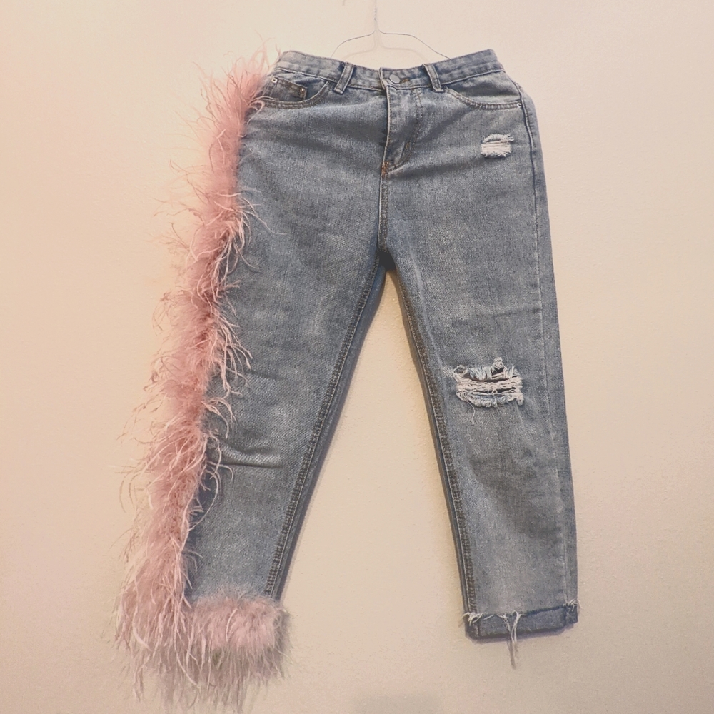 Jeans With Feathers - Gem